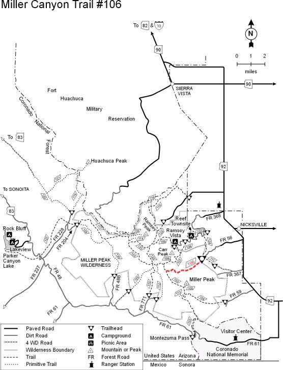 Miller Canyon - eBird Hotspots